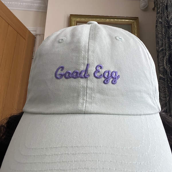 Good Egg Cap | Embroidered and Customisable - Etsy