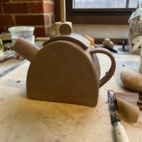 Printable Pottery Teapot Template With Step-by-step Video for Handmade ...
