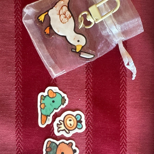 Series 2: Tiny Party Animals Sticker Set of 11 / Mini Animal Stickers ...