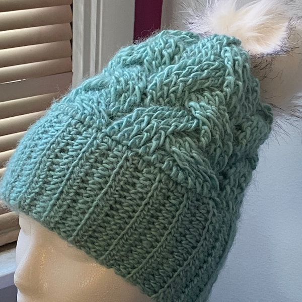 CROCHET PATTERN / Braided Crochet Hat - Etsy