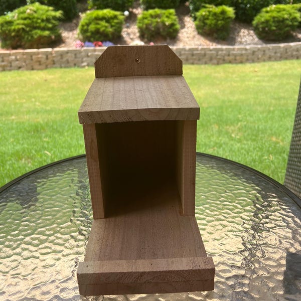Cedar Bird Nesting Platform Shelter • Cedar Bird Nesting Box • Dove ...