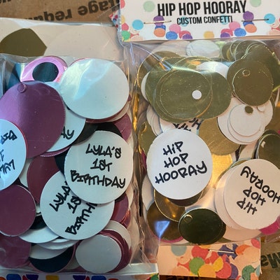 Hip Hop Hooray Confetti Glitter Confetti Party Decor Hip - Etsy