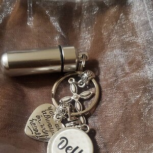 Cremation Key Ring With Custom Photo and Cremation Urn Loss of - Etsy
