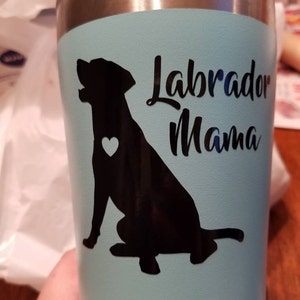 Lab Decal, Lab Sticker for Car Window, Labrador Retriever Sticker ...