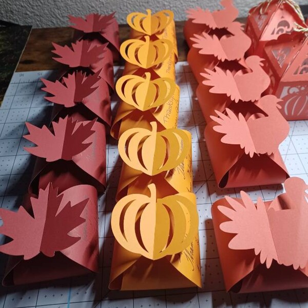 Thanksgiving Box Svg, Thanksgiving Box Template, Thanksgiving Paper Box ...