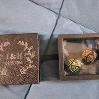 Custom Wedding Dice Custom Dice D20 Dungeons & Dragons DND Dice Stone ...