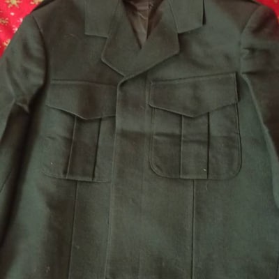 Genuine German Army Black Beret Hat Military Command Cap Wool Quality ...