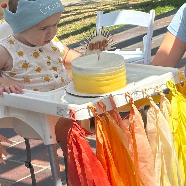 The Big One Cake Topper, the Big One First Birthday, the Big One Surf ...