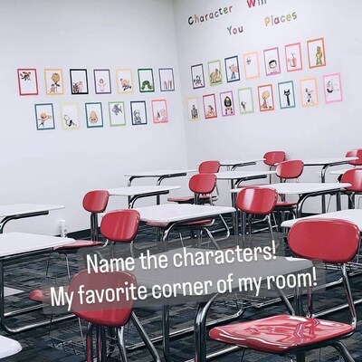 Diverse Book Character Posters Classroom Storybook Characters With a ...