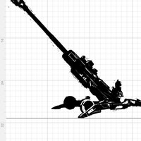 Field Artillery M777 Howitzer Svg,png,jpg Files for Vinyl Decal, Cricut ...