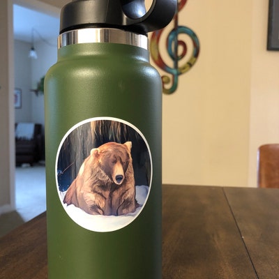 STC071 Bear 480 Otis Sticker, Brooks Falls Bear Sticker, Katmai ...