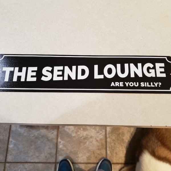 Bar & Lounge Sign, Personalized Welcome Friends Sign, Family Name Sign ...