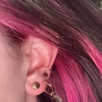 Fake Heart Helix Ring-fake Piercing-gold, Silver, Rose Gold. - Etsy