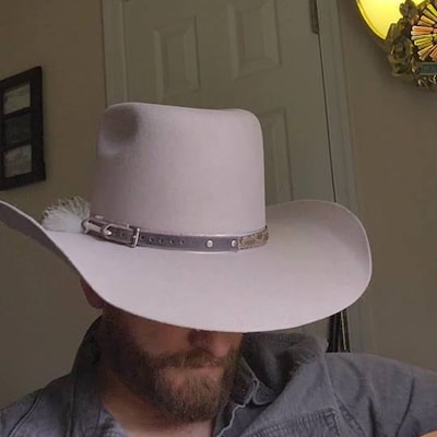 Snakeskin Hatband Cowboy Wasteland Cosplay Python Leather Hat Band ...