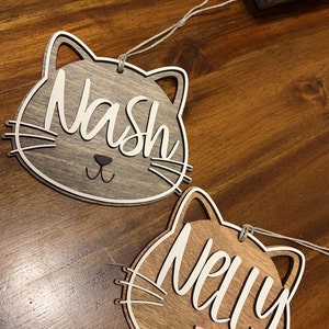 Personalized Cat Ornament Custom Cat Ornament Personalized - Etsy