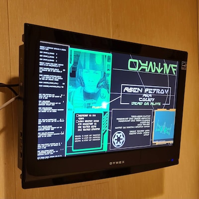 Sci Fi Display HUD Star Wars Inspired Digital Animated Display HD 16:9 ...
