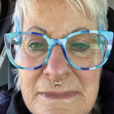 Ornate Septum Ring, Tribal Septum Hoop, Sterling Silver Septum Piercing ...