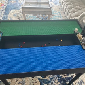 Large Building Bricks Table, Kids Table With Storage, Activity Table ...