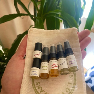 Natural Perfume Cologne Sample Set Fresh Organic Unisex Fragrances 1 Ml ...