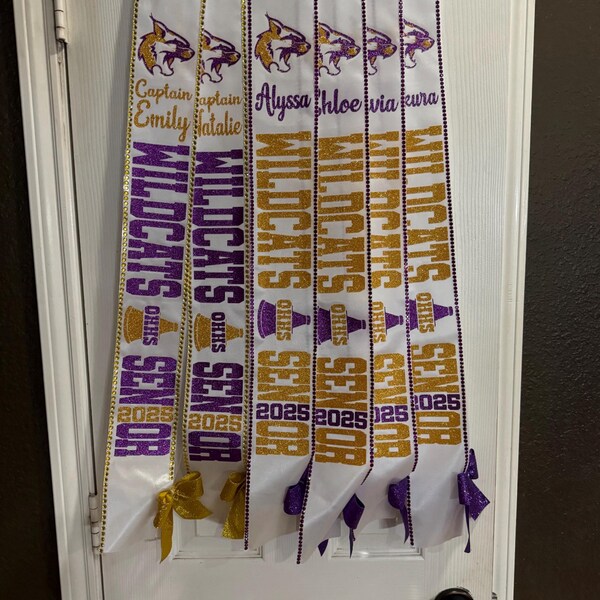 Senior Sashes All Sports/organizations and Life Events - Etsy