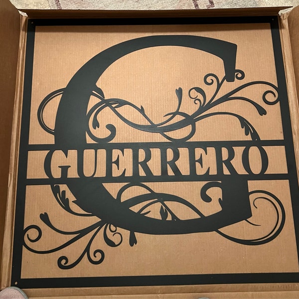 Metal Last Name Family Sign, Personalized Metal Name Sign, Metal Signs ...