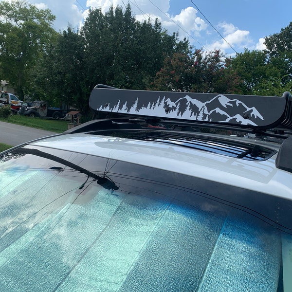 Mountain and Treeline Vinyl Decal - off Road Sticker - RV Decal - Etsy