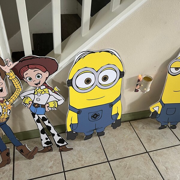 Despicable Me Minions Party Prop Character Cut Out Minion Theme Party ...