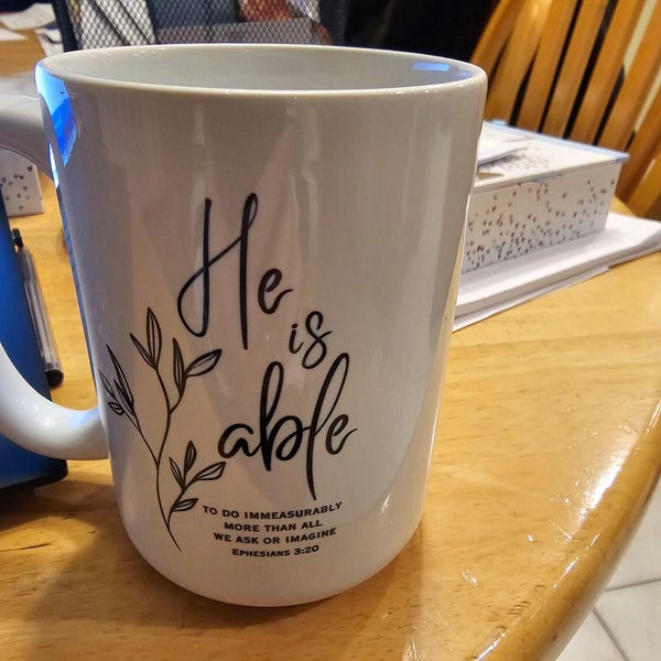 Christian Mug, Scripture Coffee Mug, Bible Verse Coffee Mug, Christian ...