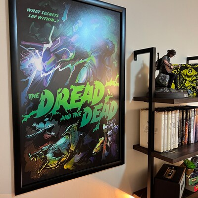 DREAD and THE DEAD Video Game Poster, Video Game Art, Gamer Room Decor ...