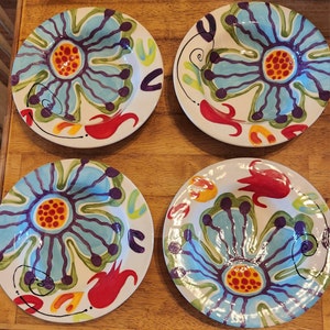 Large Ceramic Wall Art choose From 4 Patterns Global Folk - Etsy