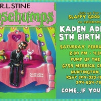 Goosebumps Birthday Banner Digital Download - Etsy Canada