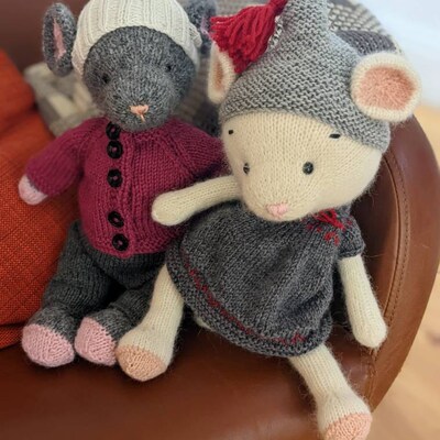 Doll Clothes Knitting Pattern for a Mouse Casual Mouse Outfit Toy ...