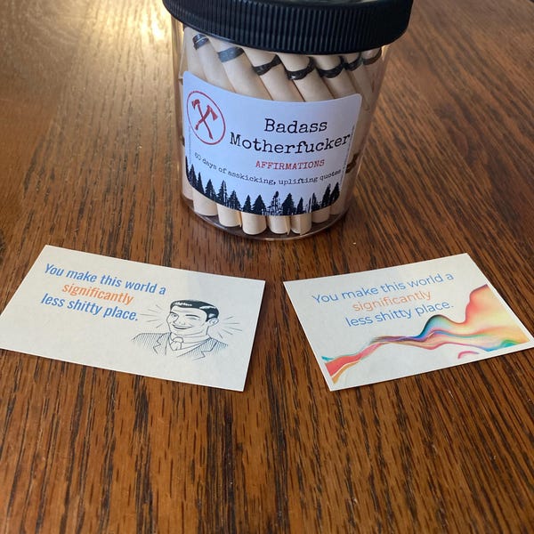 Funny Work Affirmation Jar - Shit I Want to Say at Work but Cant ...