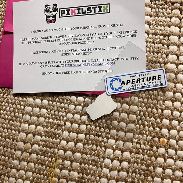 Property of Aperture Laboratories Sticker, Portal Sticker, Aperture ...