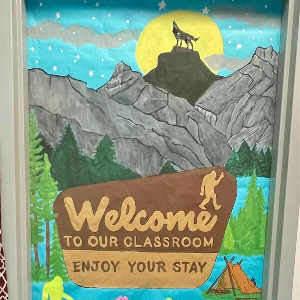 Let the Adventure Begin Sign Customizable National Park Sign Woodland ...