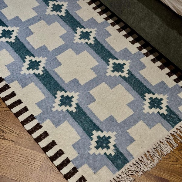 Diamond Jute Rug, Natural Jute Area Rug, Jute Runner Rug, Textured Boho ...