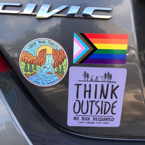 Progress Pride Flag LGBTQ POC Transgender Flag - Vibrant Color Vinyl ...