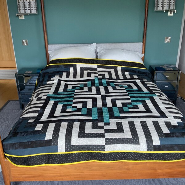Mizmaze - Quilt Pattern - A Wonderful Geometric Design Created With a ...