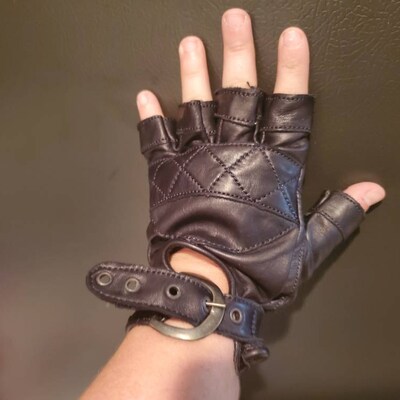 Celtic Gloves Leather Brown - Etsy