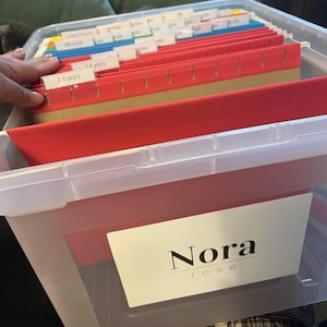 Printable Home Labels Instant Download Household File Box Labels Family ...