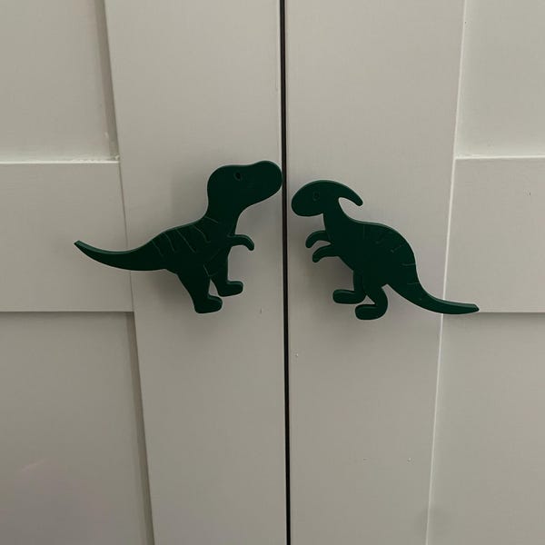 Dinosaur Drawer Handles, Dinosaur Bedroom Decor, Dinosaur Drawer Knobs ...