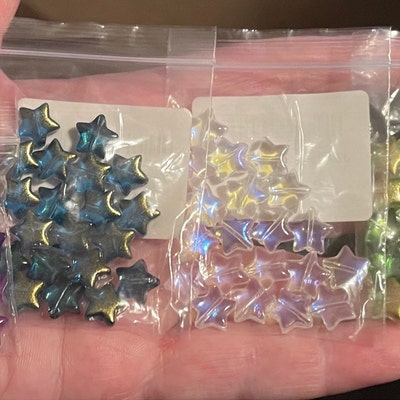 20pcs of Clear Star Glass Beads Transparent Star Bead 10mmno.1-1056 - Etsy