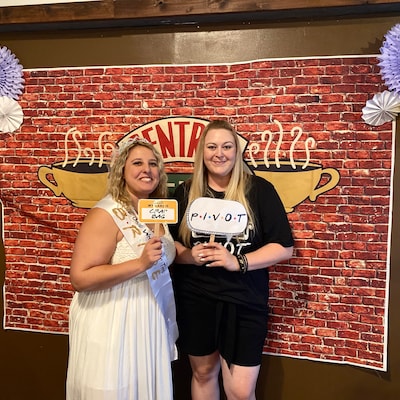 Friends Themed Jenga Guest Book Sign - Etsy