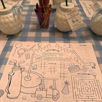 Happy Birthday Coloring Banner, Printable DIY Kids Banner, Birthday ...