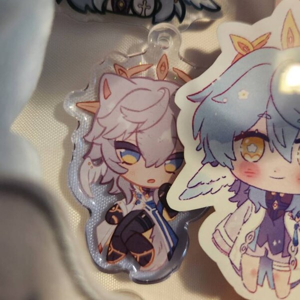 Omniscient Reader's Viewpoint ORV Glitter Acrylic Charms Kim Dokja, Yoo Joonghyuk & Secretive ...