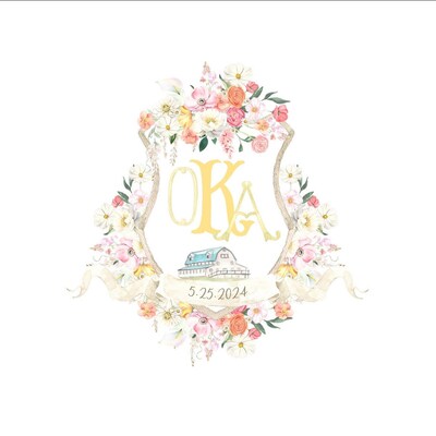 Custom Wedding Crest Custom Crest Wedding Crest Wedding Logo ...