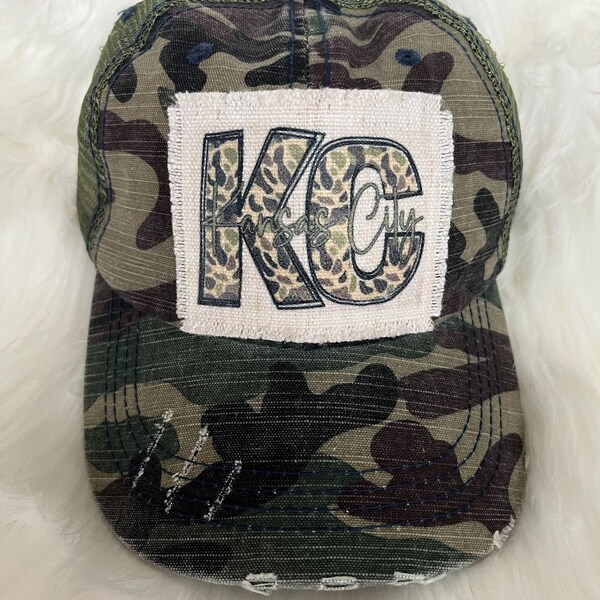 KC Football Faux Hat Patch PNG Instant Download DTF Digital Design ...