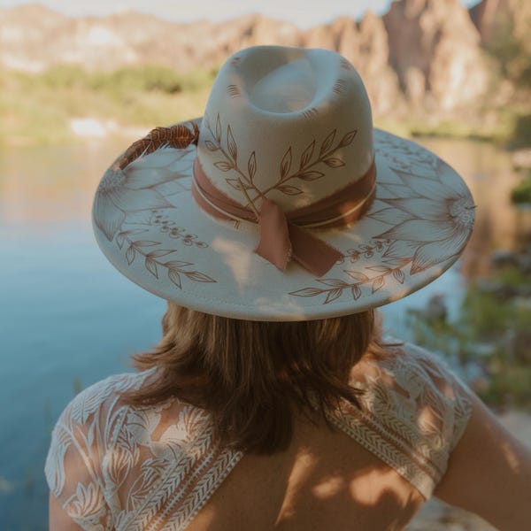 Live by FAITH - Authentic Hand Burned Hat, Wild Child, Best Seller ...