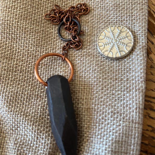 Fang of Fenrir Pendant Hand Forged Jewelry Witchcraft Talisman Viking ...