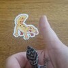 Pet Reptile Stickers full Set of 12 Matte-laminated Stickers for ...